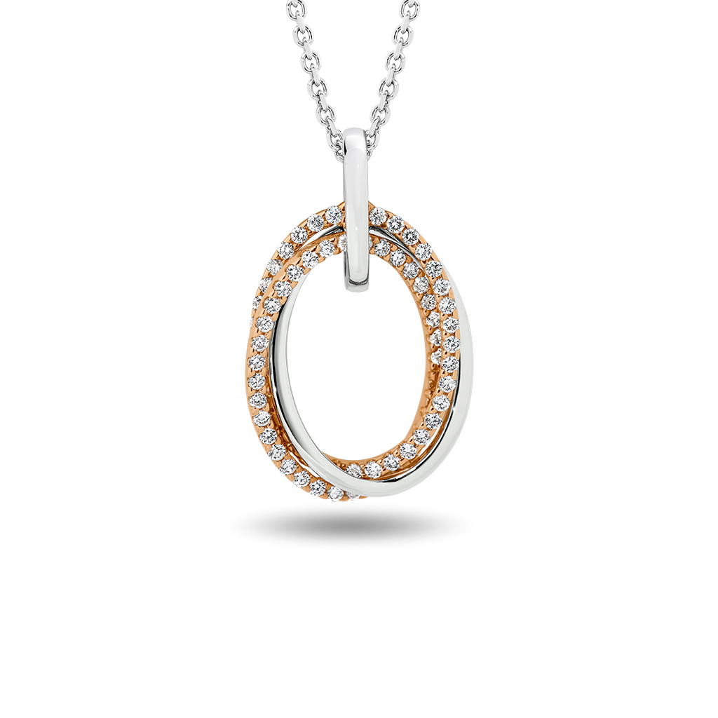 Oval Trio Diamond Pendant - Gregory Jewellers