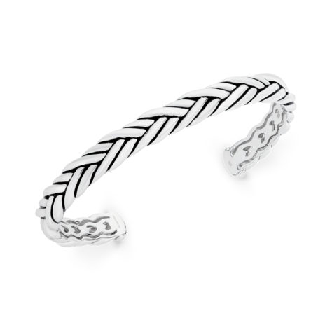 Sterling Silver Braided Cuff - Gregory Jewellers