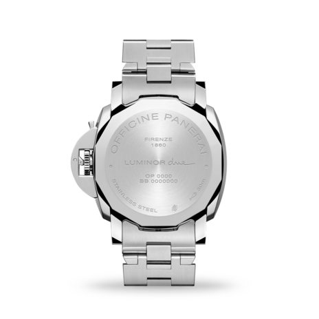 Panerai Luminor Due 42mm Blue Dial Steel Bracelet