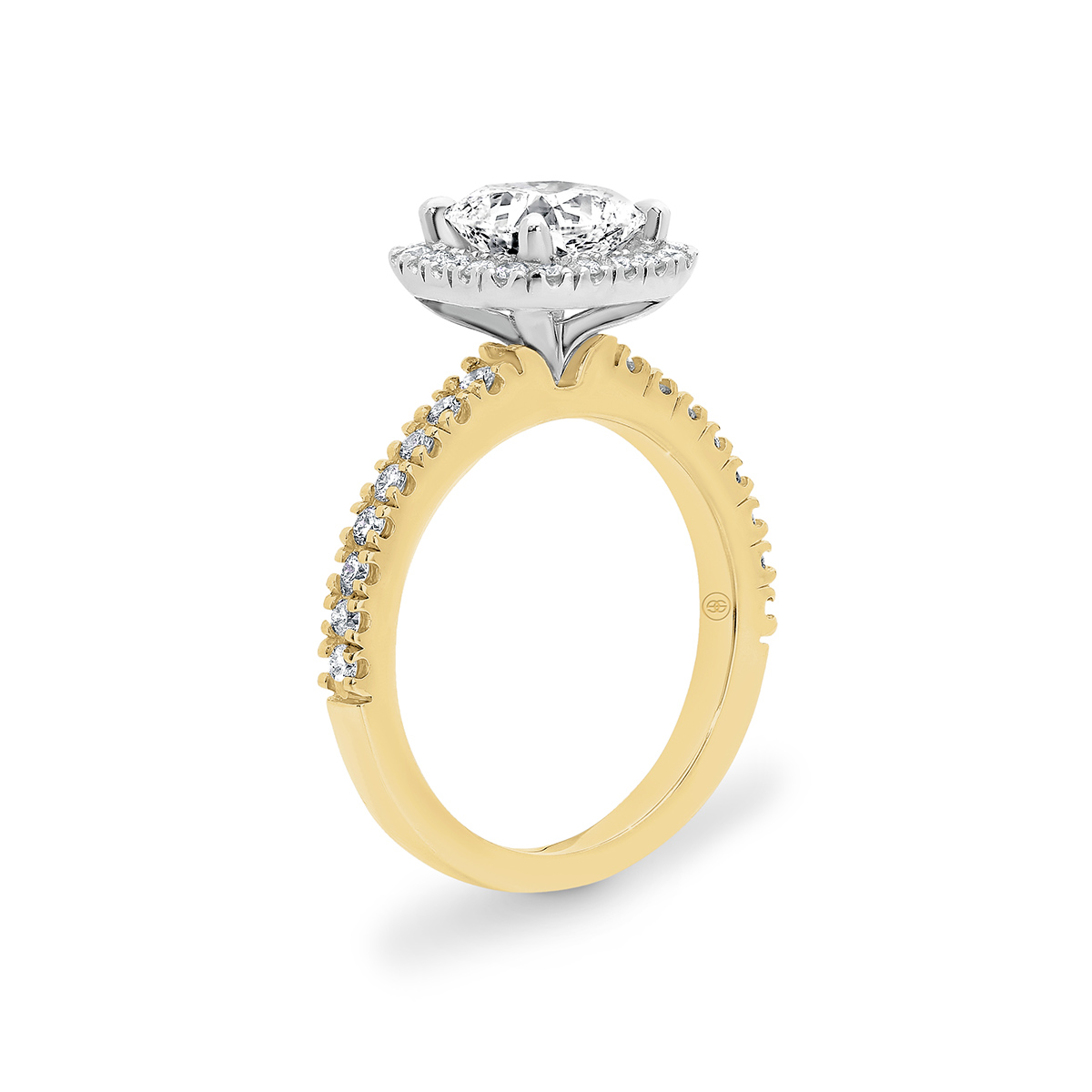 Cushion Square Halo Diamond Engagement Ring - Gregory Jewellers