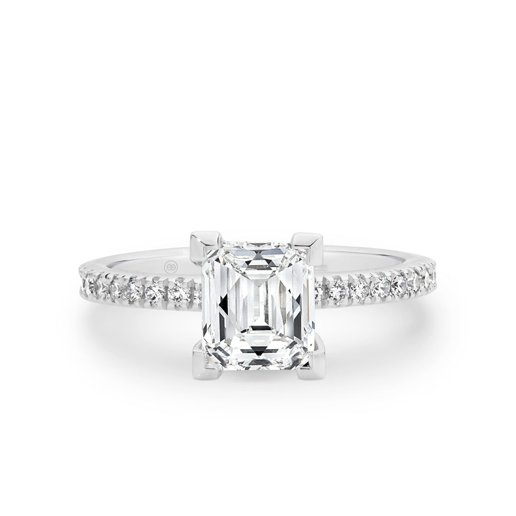 Tycoon Cut Diamond Band Engagement Ring - Gregory Jewellers
