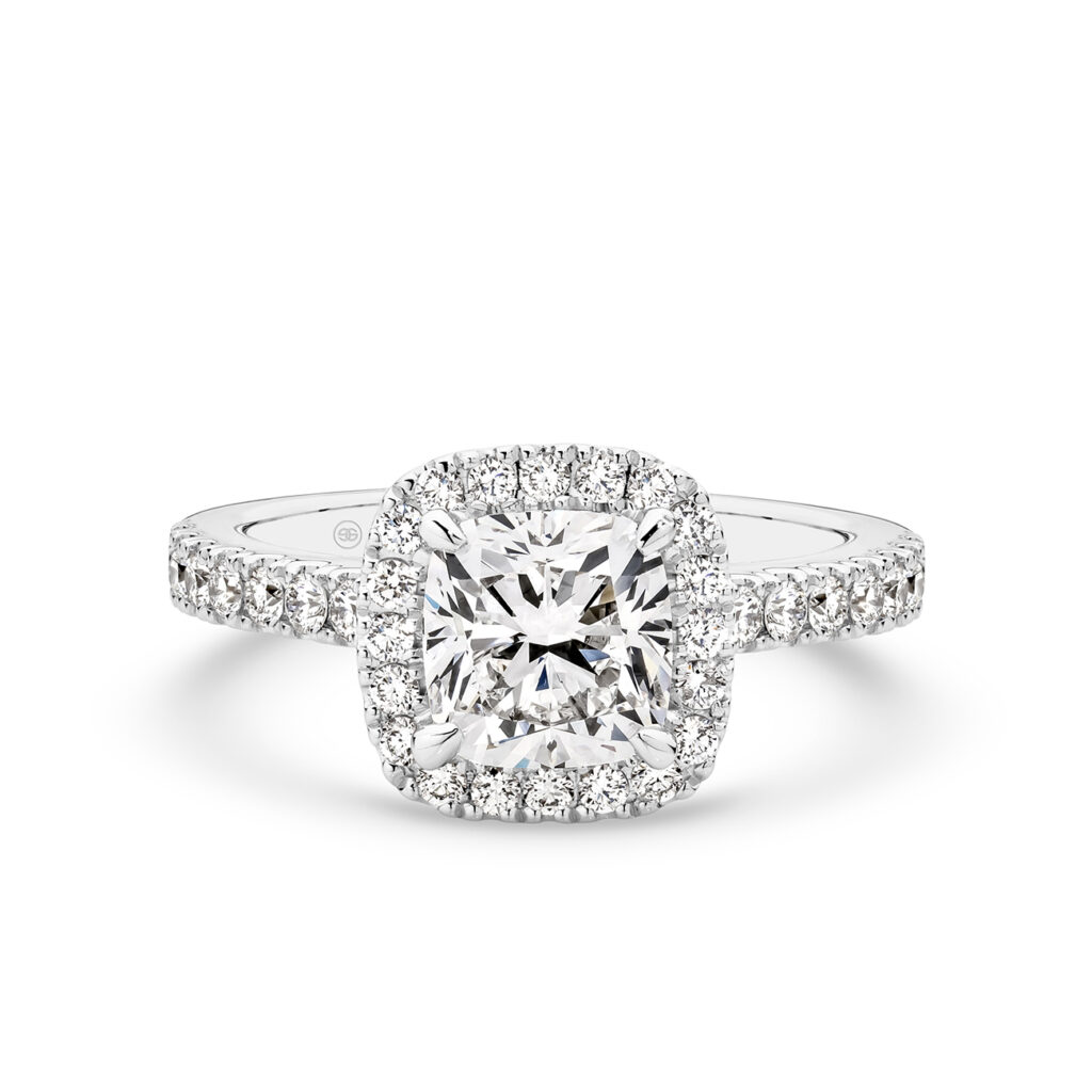 Cushion Square Diamond Engagement Ring - Gregory Jewellers