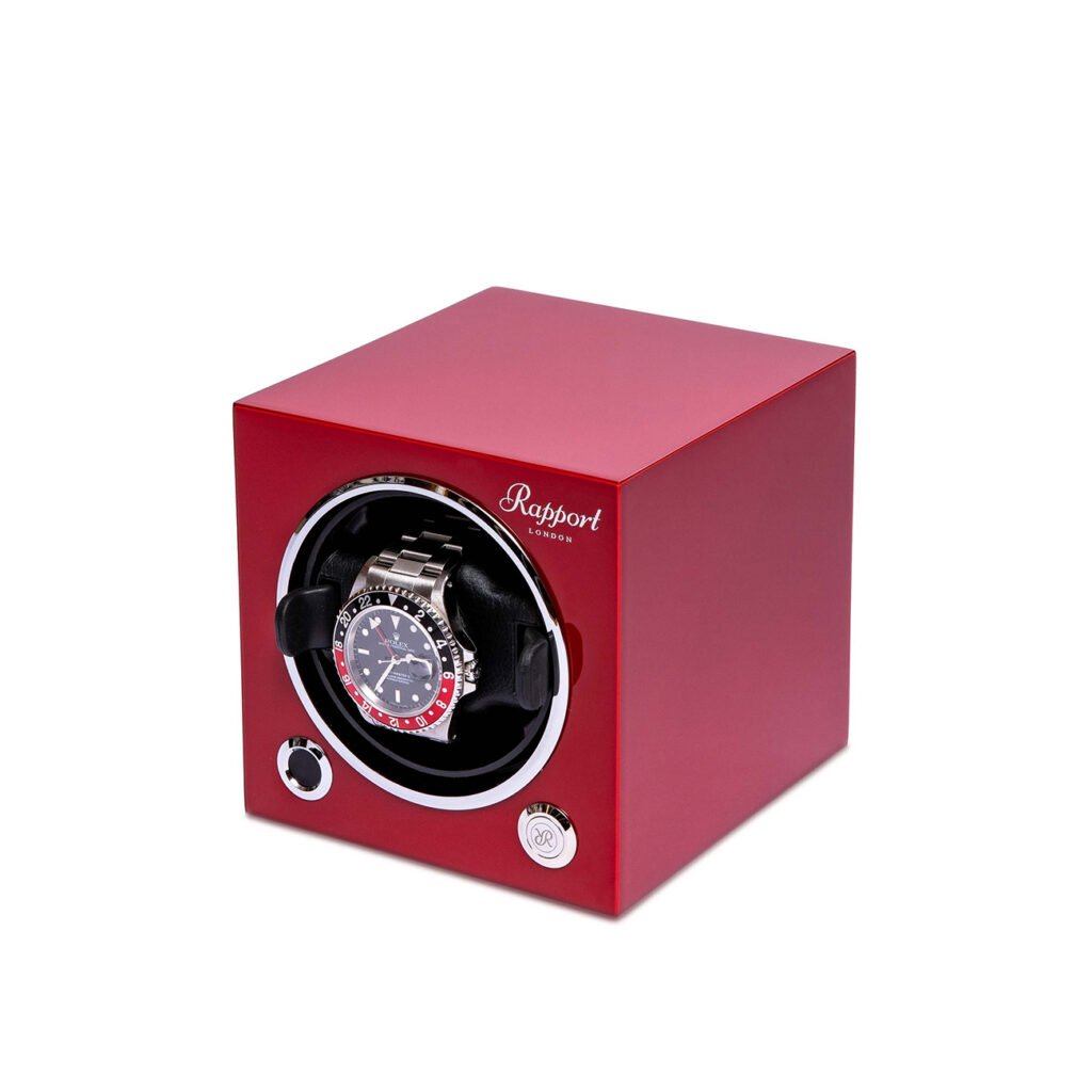 Rapport Evo MKIII Single Watch Winder - Crimson Red