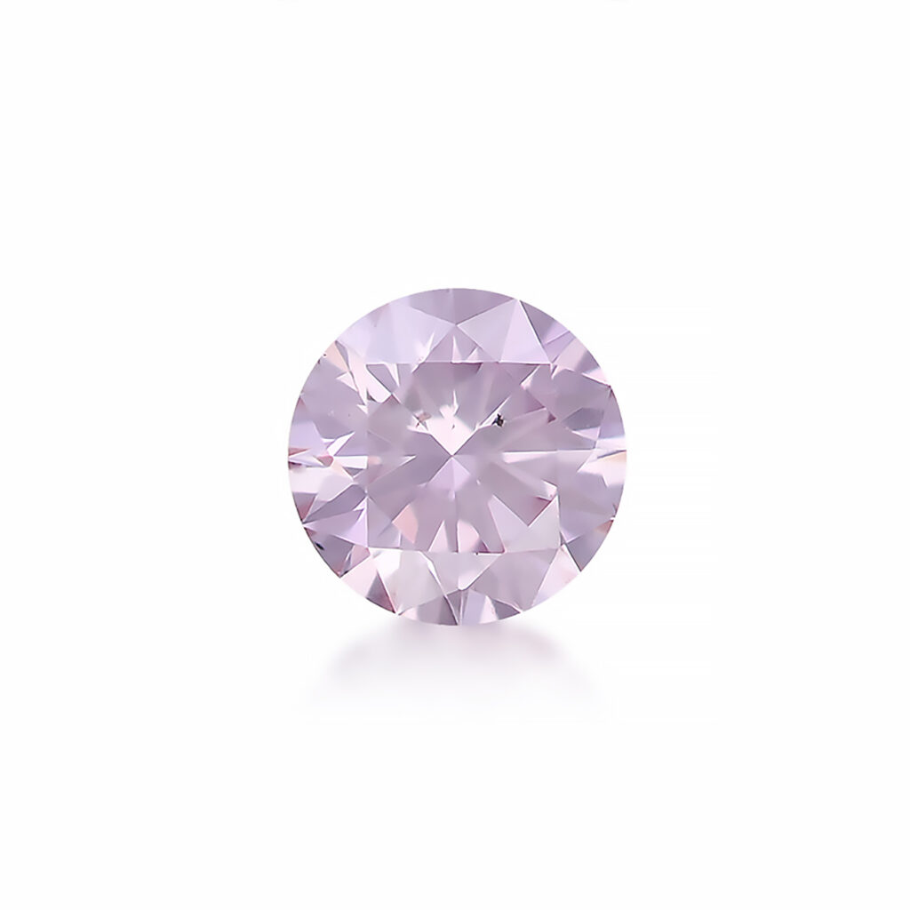 Pink Diamond Round Brilliant 0.09ct 6PP/SIAV