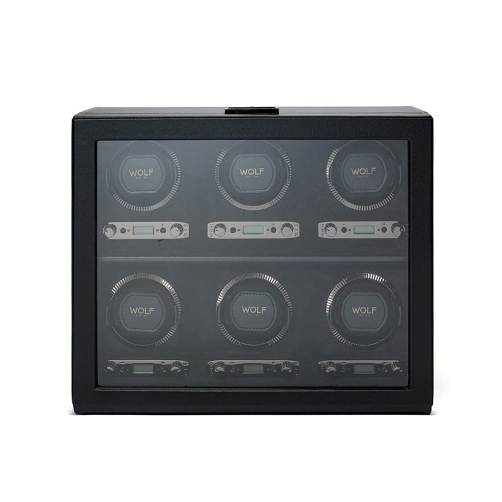 Wolf British Racing 6 Piece Watch Winder - Gregory Jewellers