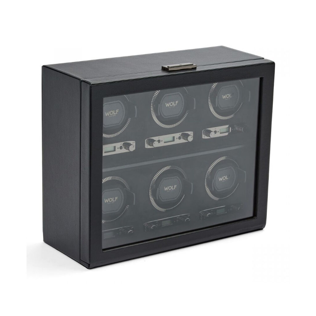 Wolf British Racing 6 Piece Watch Winder - Gregory Jewellers