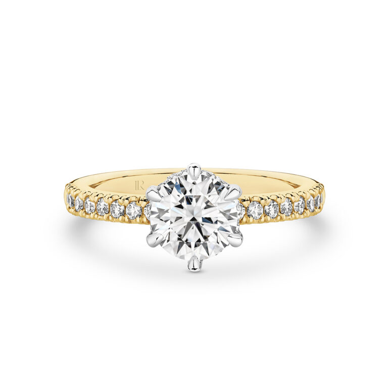 Destiny Round Brilliant Lab Diamond Halo Engagement Ring