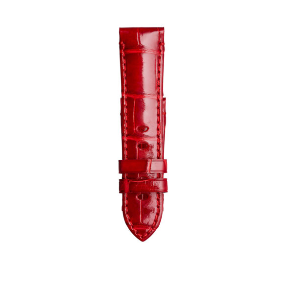 Panerai Red Leather Watch Strap 20mm - Gregory Jewellers