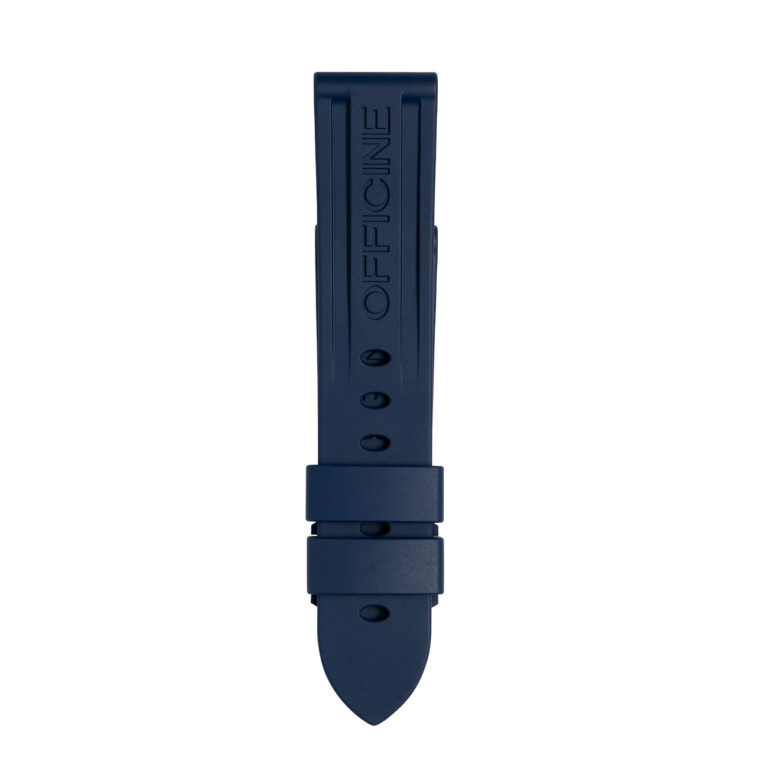 Panerai Dark Blue Rubber Watch Strap 22mm - Gregory Jewellers