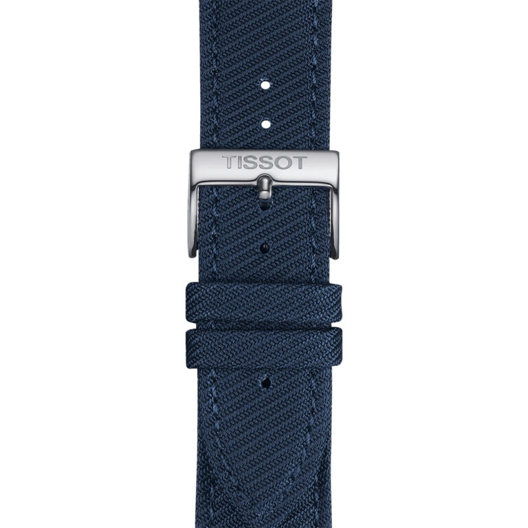 Tissot Official Blue Textile Watch Strap 22mm - Gregory Jewellers