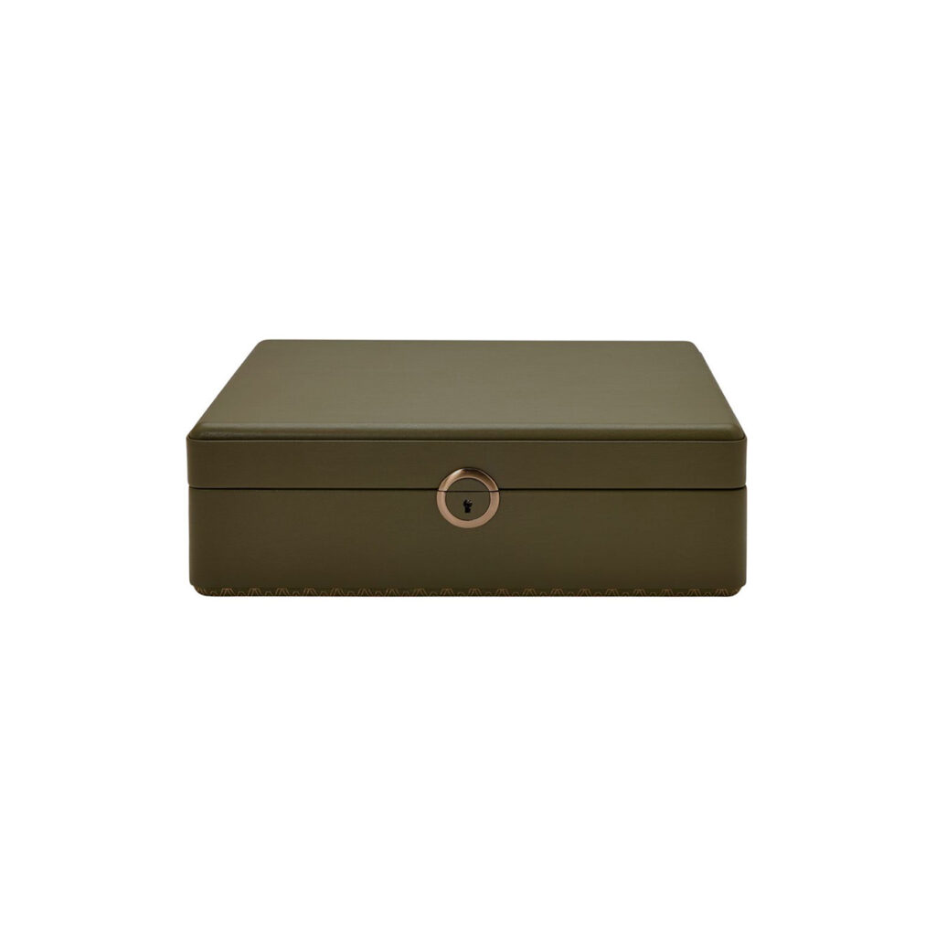 Wolf Earth 5 Piece Watch Box with Storage