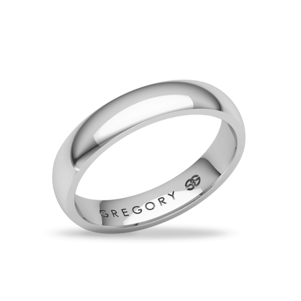 Classic Wedding Band in Sterling Silver - Gregory Jewellers
