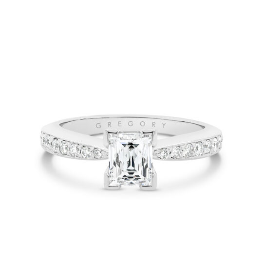 Tycoon Cut Diamond Band Engagement Ring - Gregory Jewellers